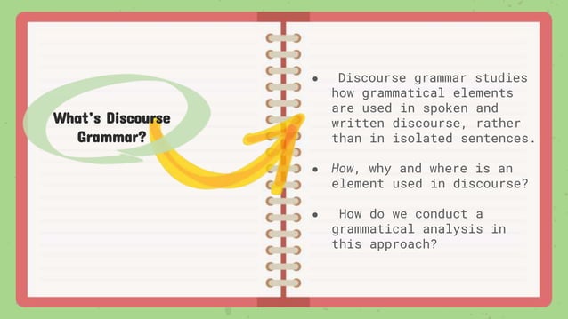 6) discourse grammar | PPSX
