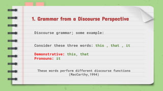 6) discourse grammar | PPSX