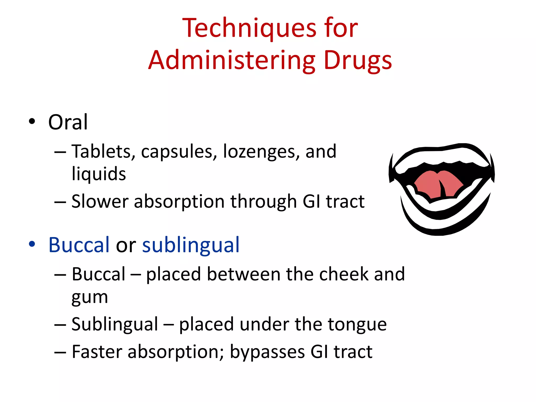Drug Administration | PPTX