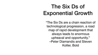 The Six Ds of Exponential Growth | PDF