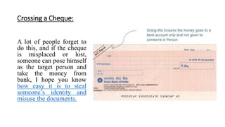 Pertinent Points of a cheque for examination | PPT