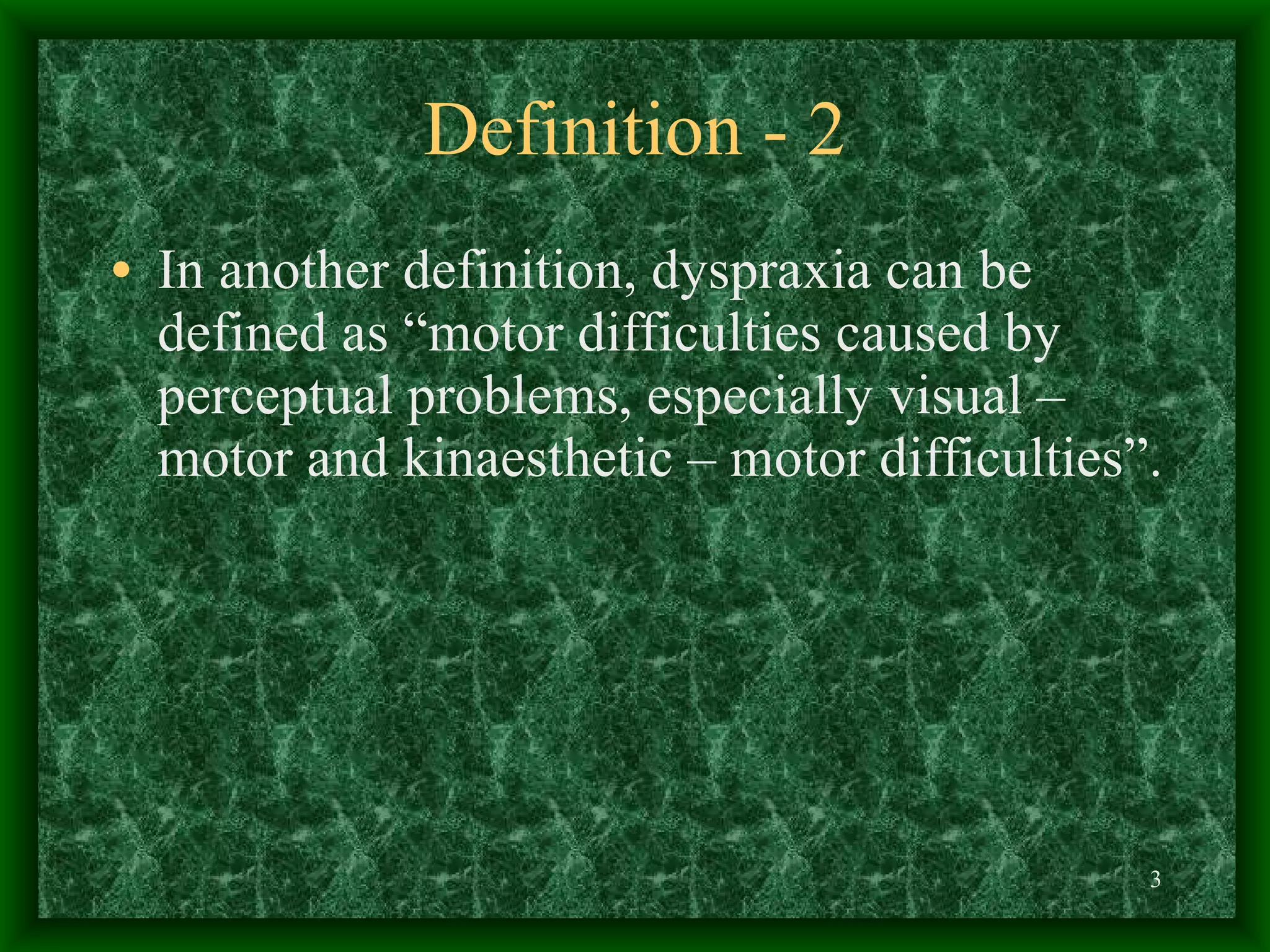6.Dyspraxia | PPT