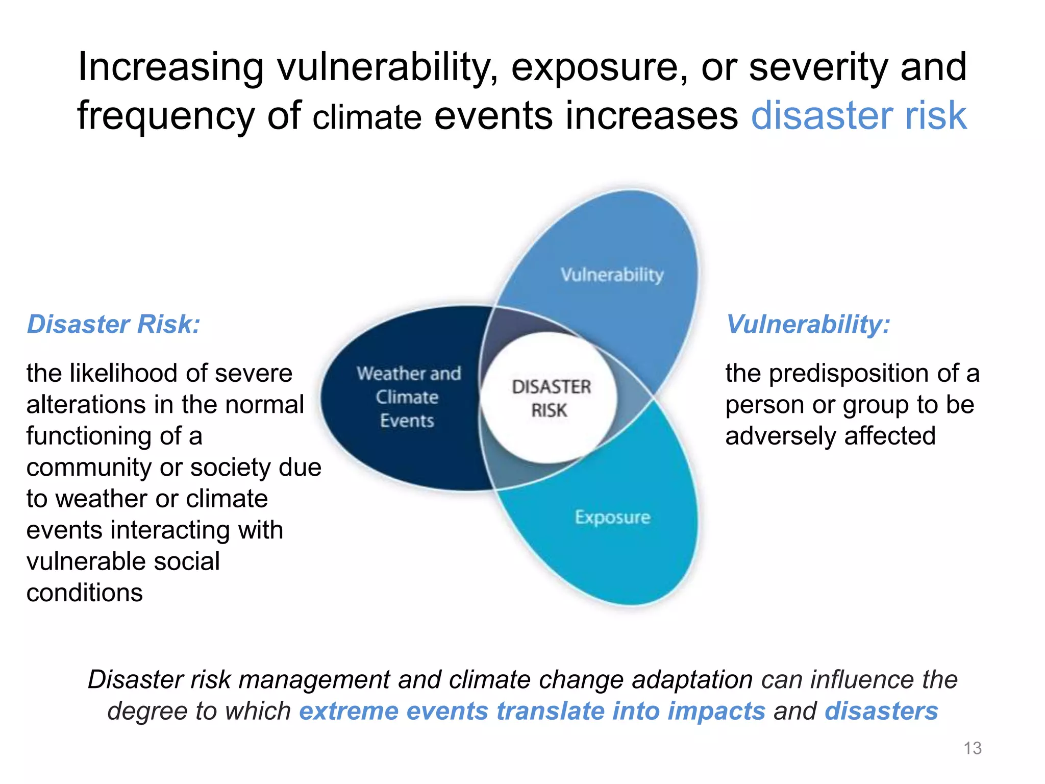 Dzud disaster: (based on IPCC/SREX/2012) | PPTX
