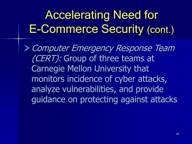 6 e commerce security | PPT