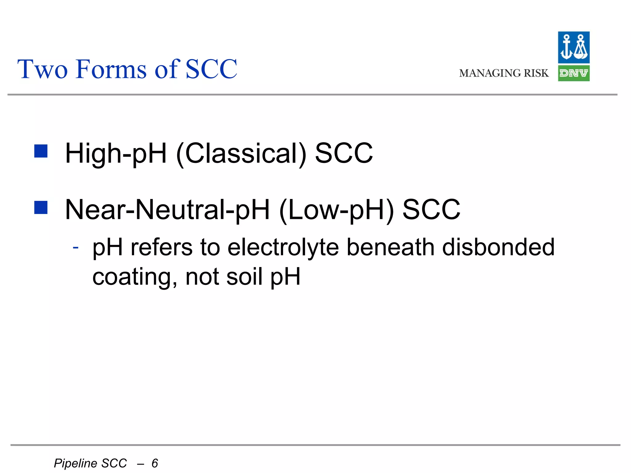 Pipeline SCC | PPT