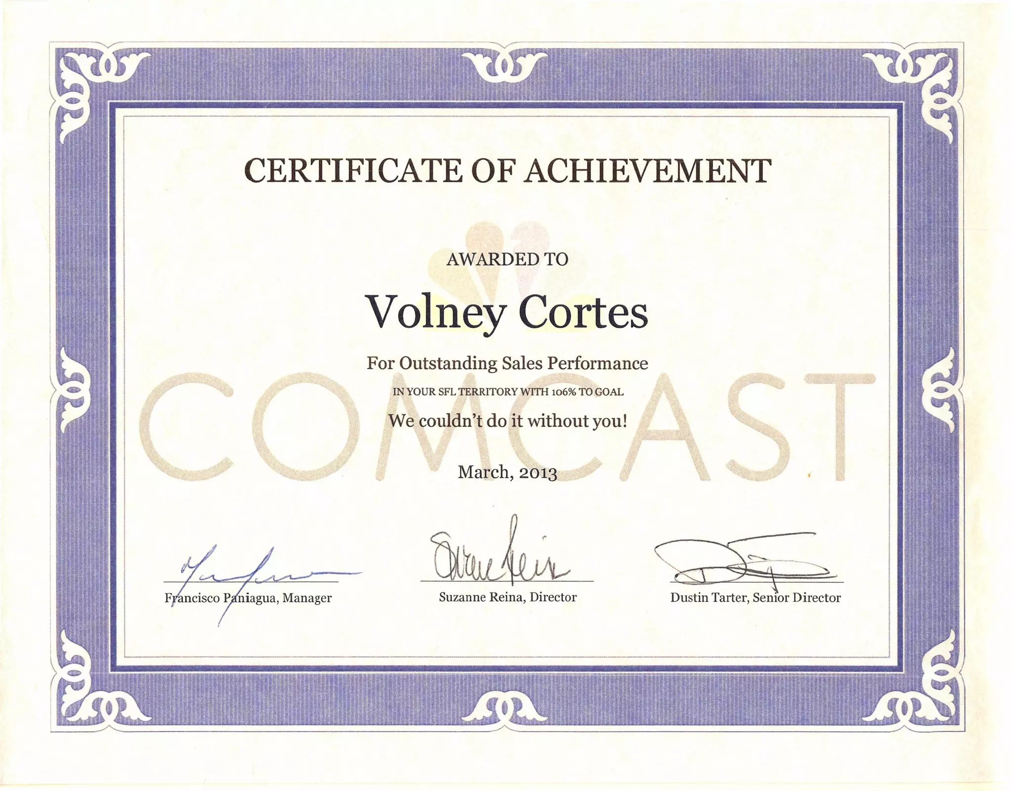 Comcast Awards | PPT