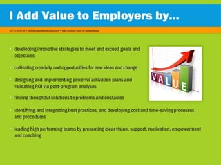 Beth Goldberg - career highlights | PPT