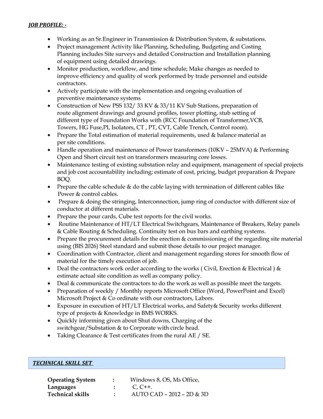 Project Incharge - | PDF