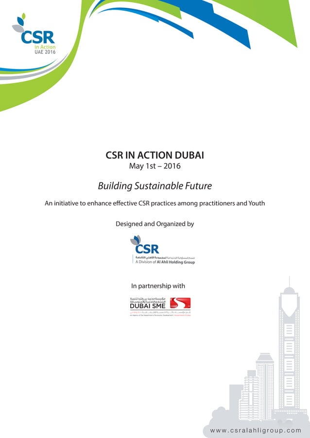 CSR in Action UAE 2016 Overview | PDF