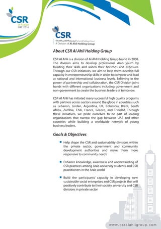 CSR in Action UAE 2016 Overview | PDF