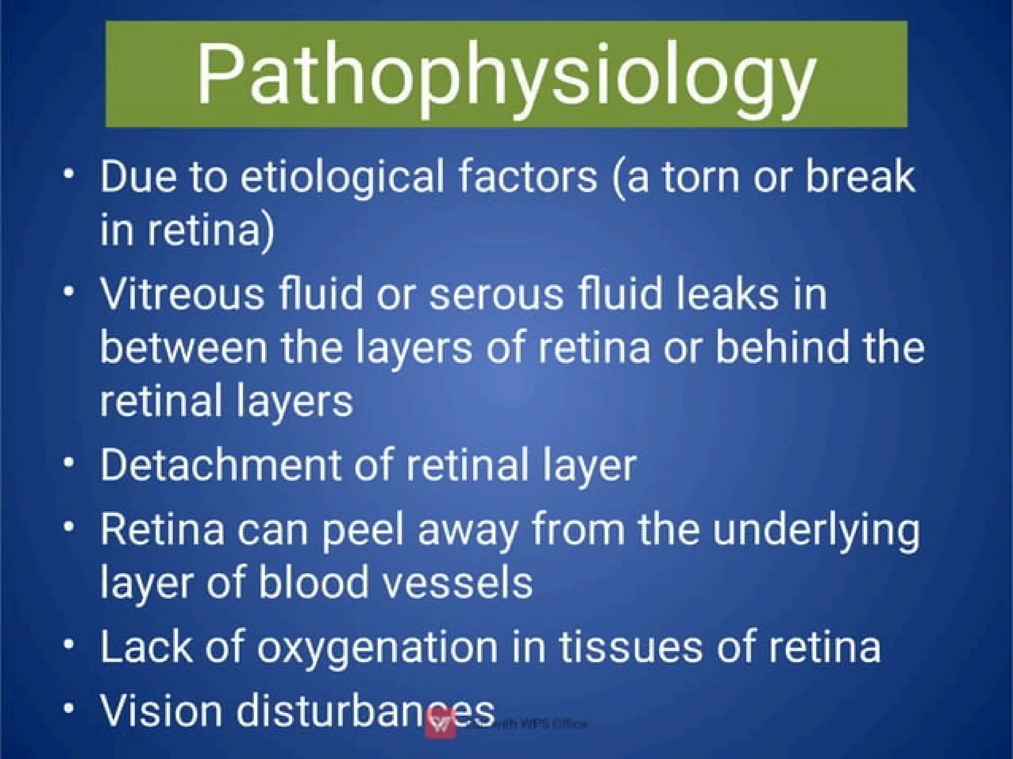 Retinal detachment types of retinal detachment | PDF