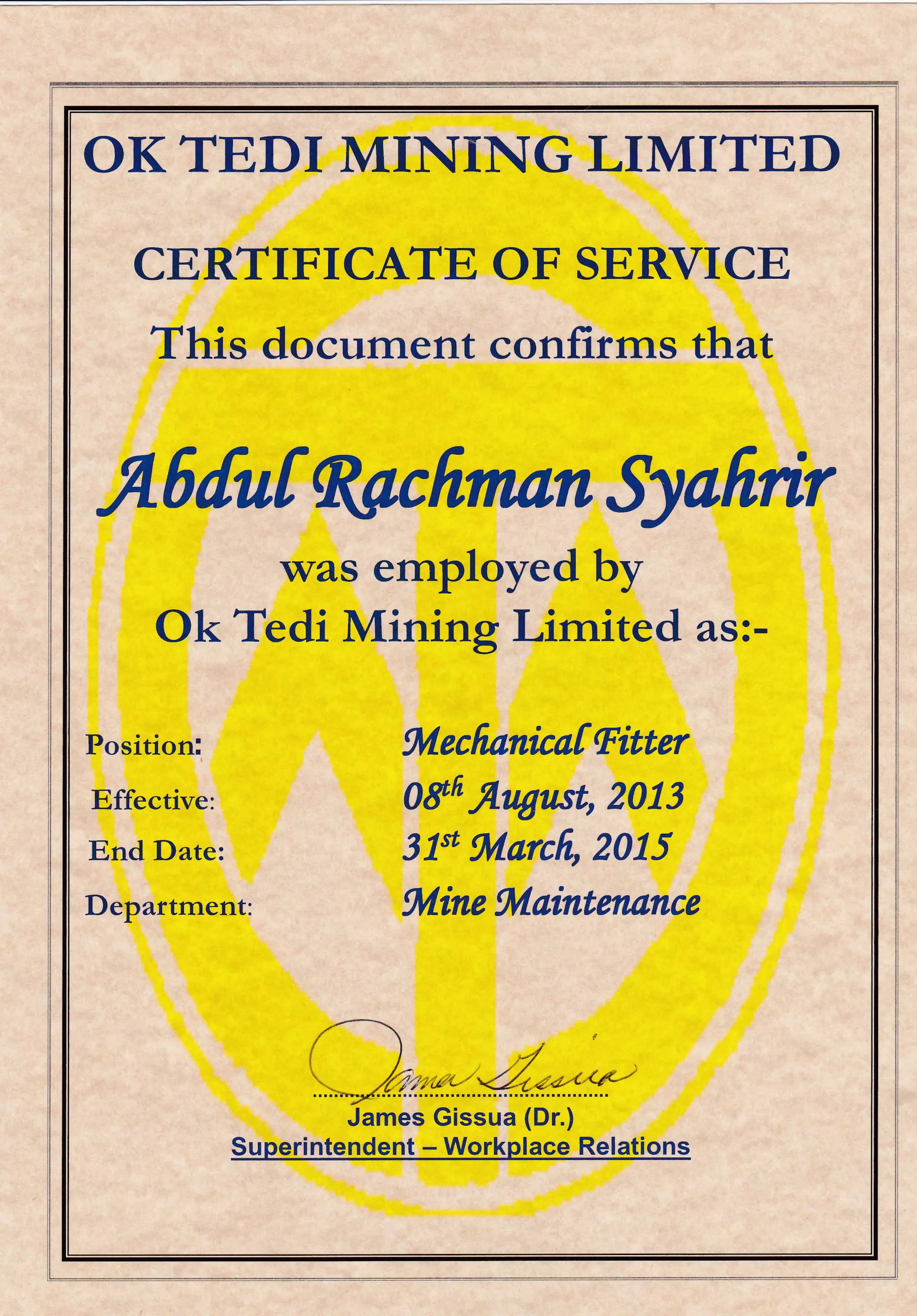 OTML Certificate | PDF