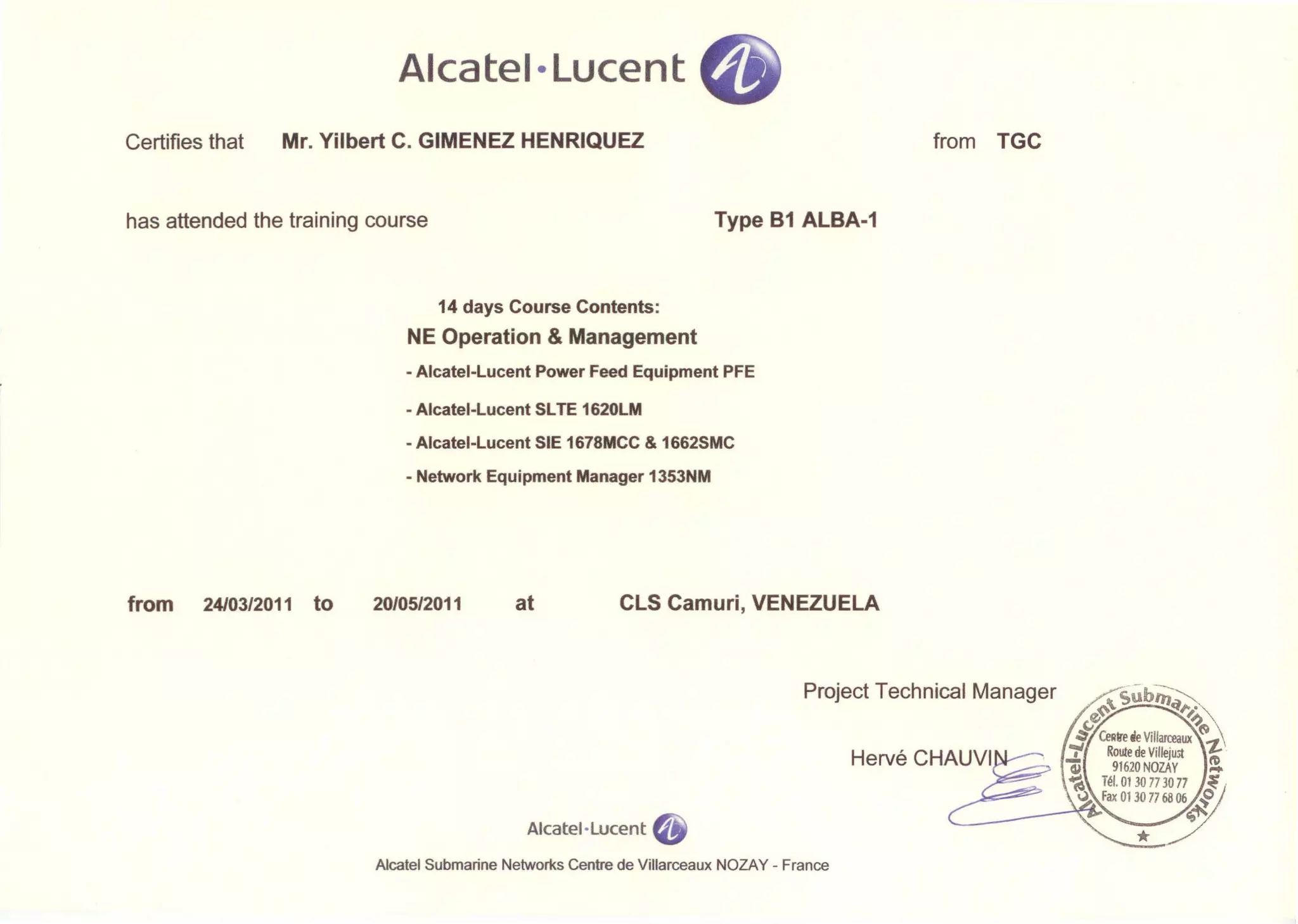 AlcatelLucent Courses | PDF