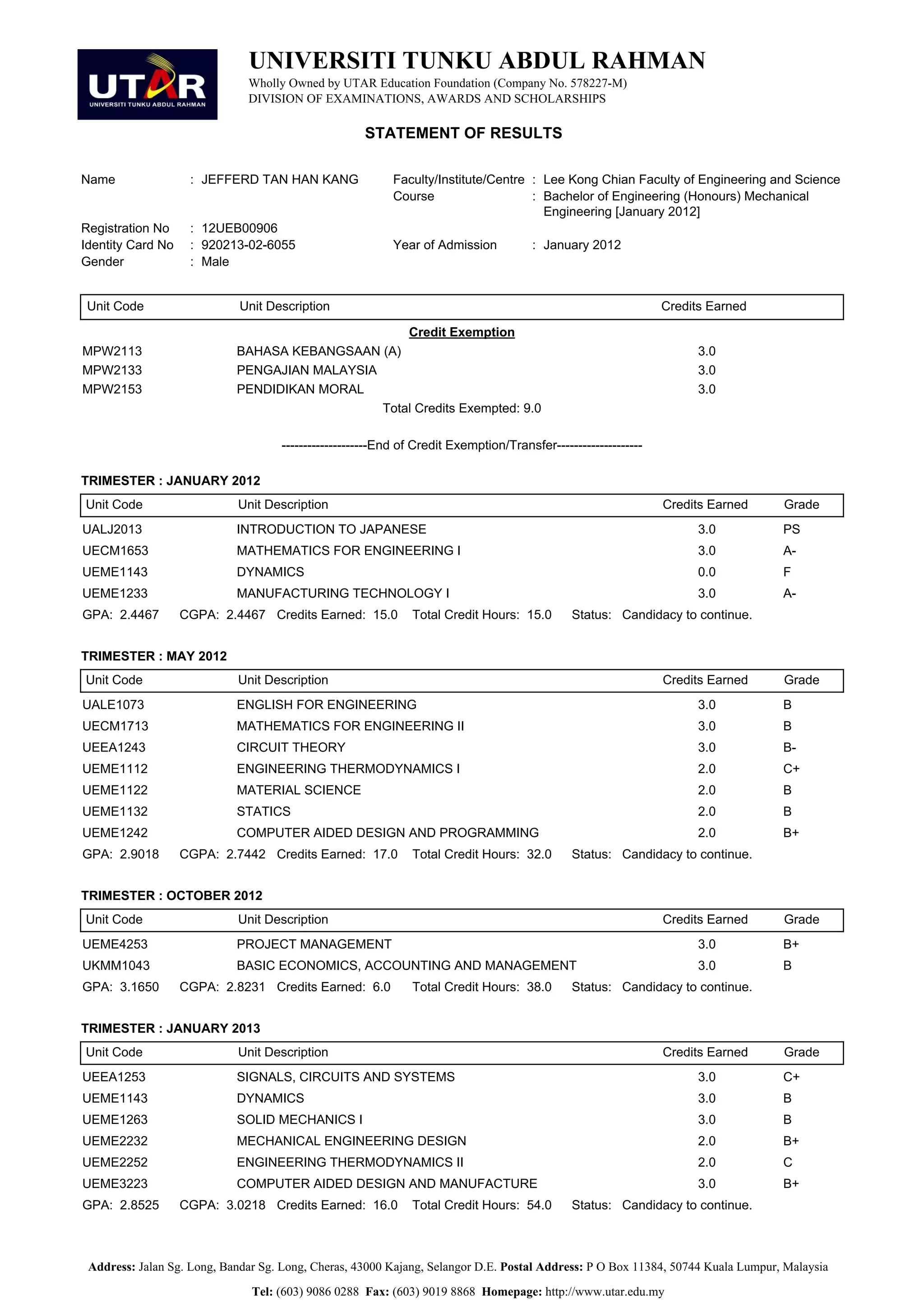 statementResult_1200906 (1) | PDF | Undergraduate Education | College ...