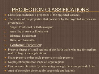 GIS Map Projection | PPTX