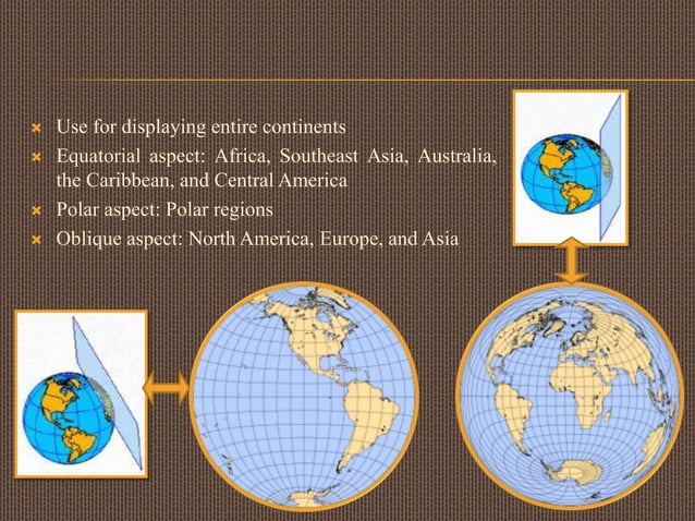 GIS Map Projection | PPTX | 3-D Graphics | Computer Software and ...