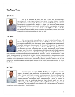 Venco Sales Profile General 2016 | PDF