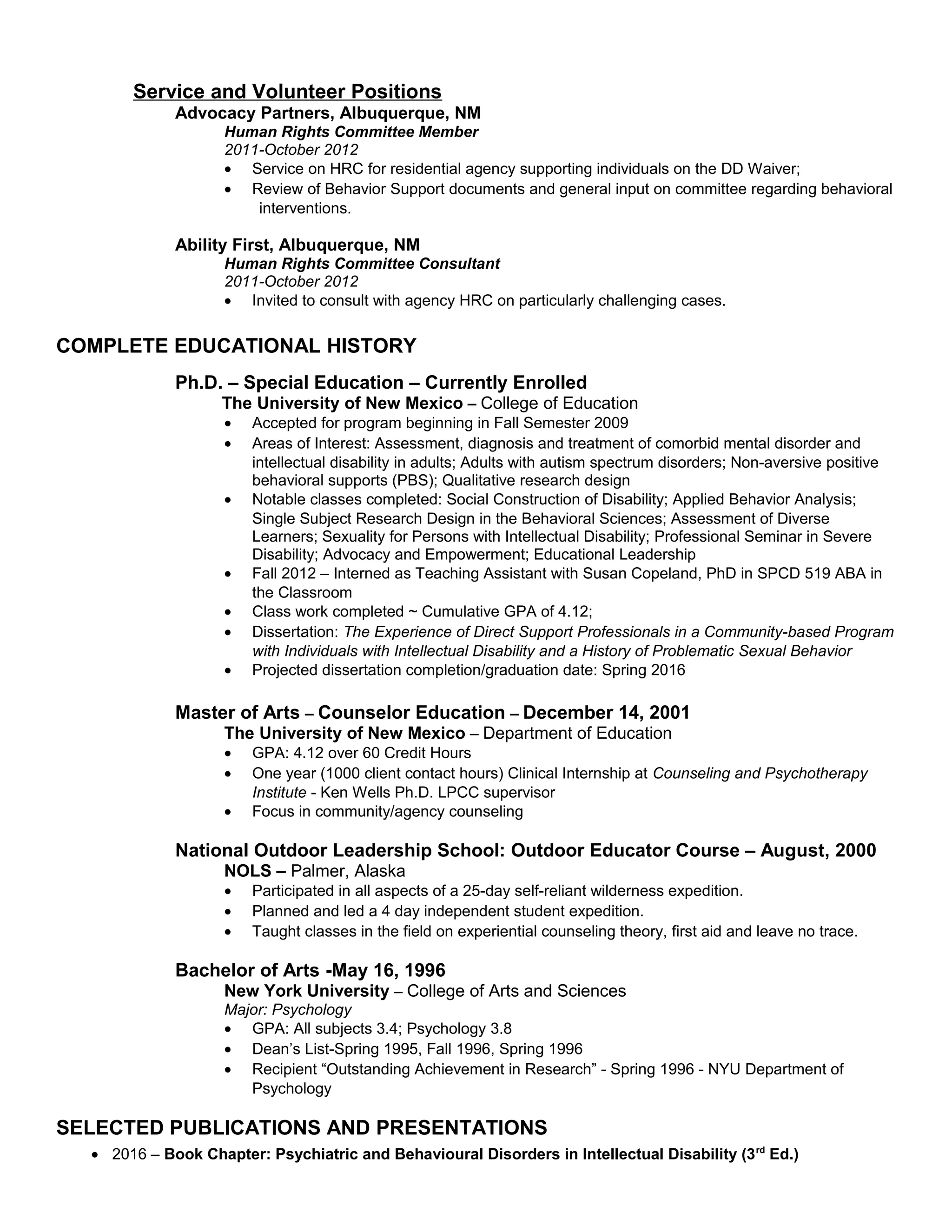 Buckles CV 2016 01 05 | DOC