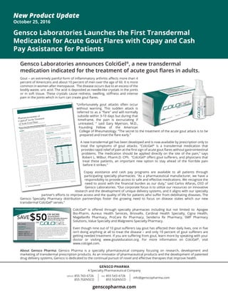 ColciGel Launch Announcement - Oct2016 - EMAIL | PDF | Pharmaceutical ...