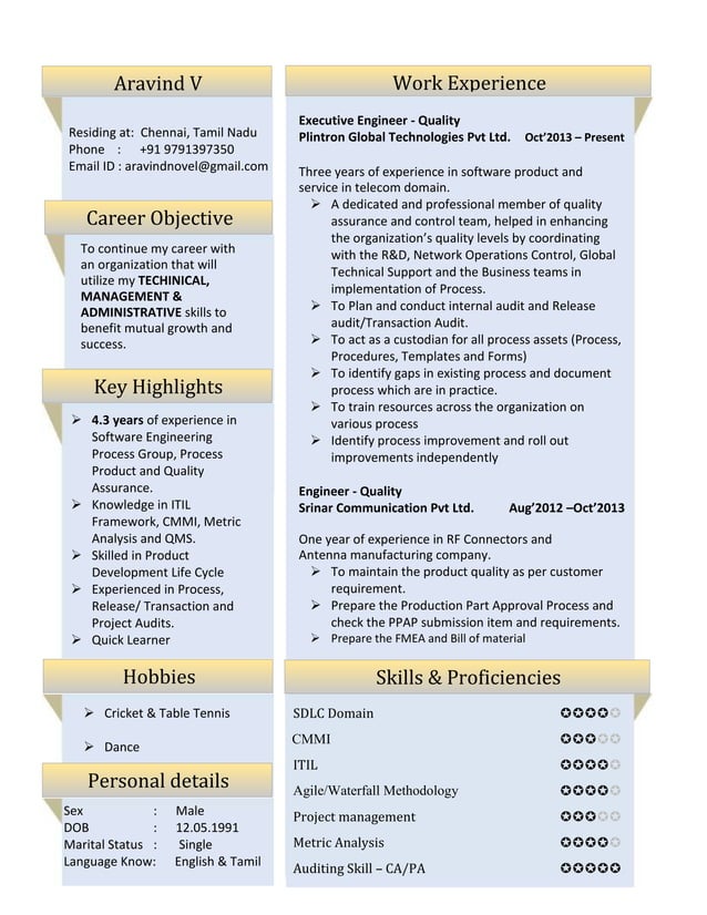 Aravind Resume | PDF | Computer Software and Applications | Computing