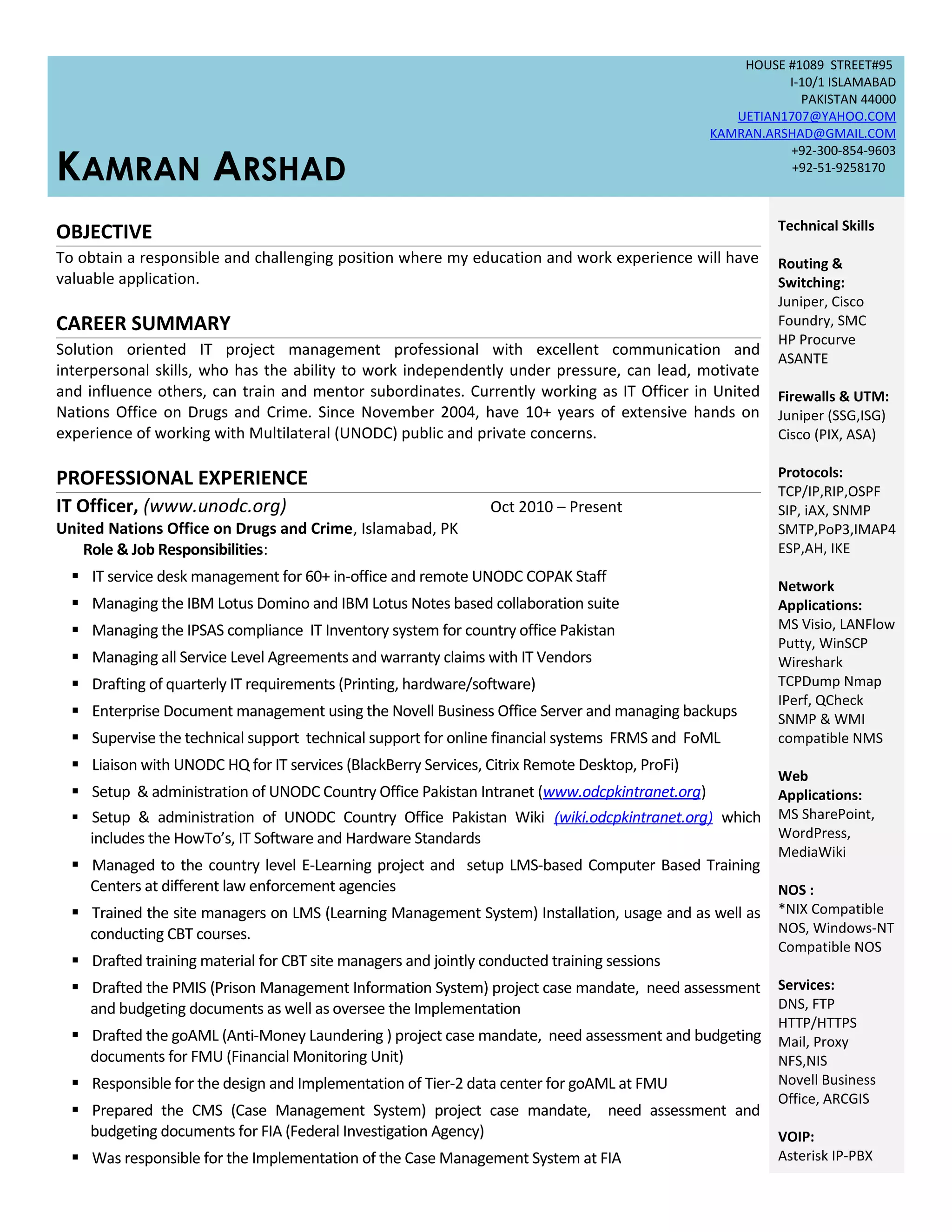 KamranArshad | DOC | Computer Software and Applications | Computing