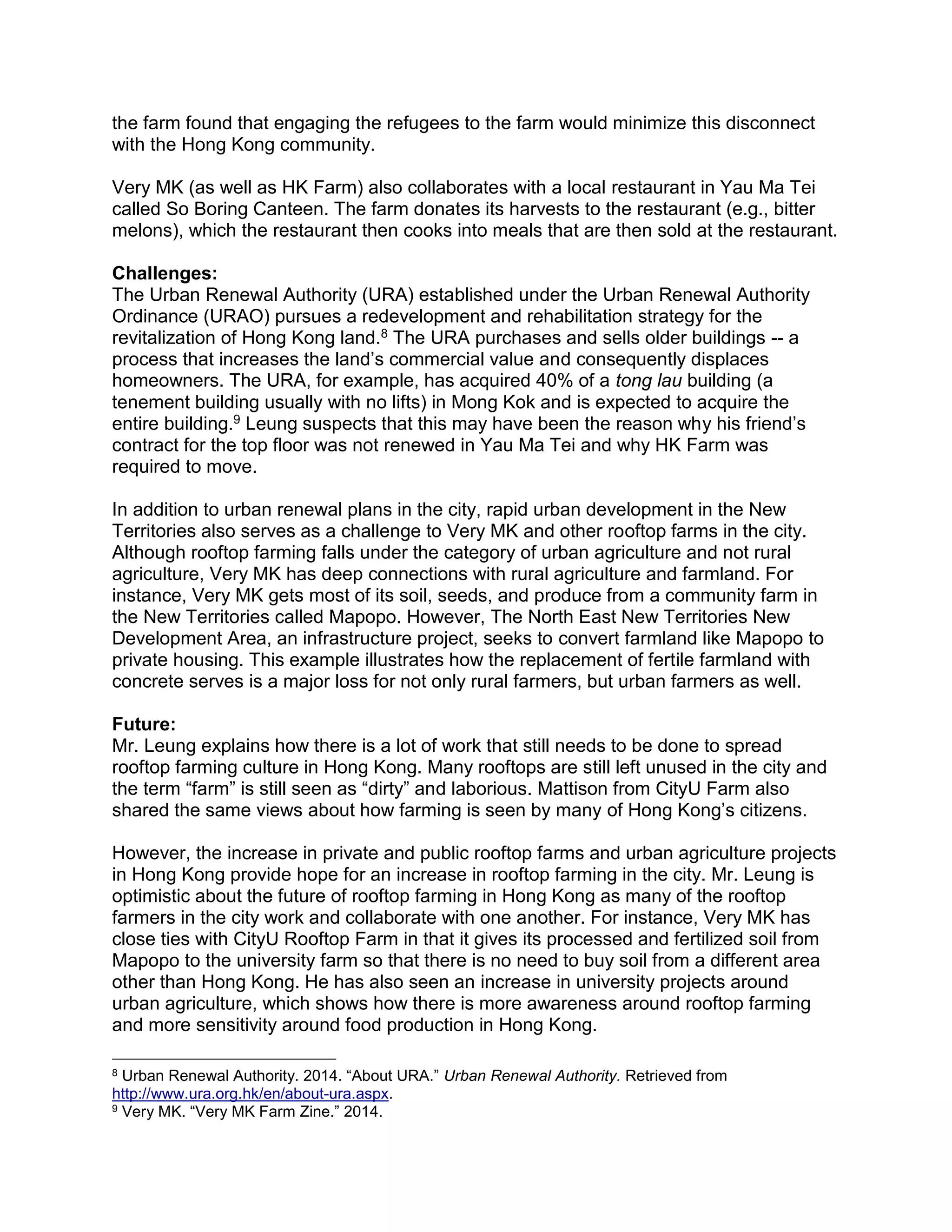 HK Rooftop Farming Project | PDF