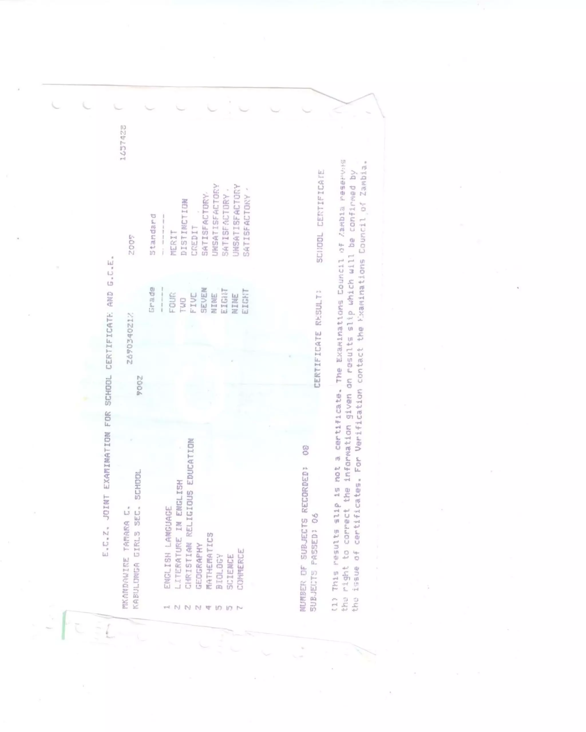 Secondary certificate 2 | PDF