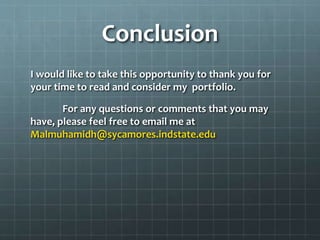 portfolio | PPTX | Education