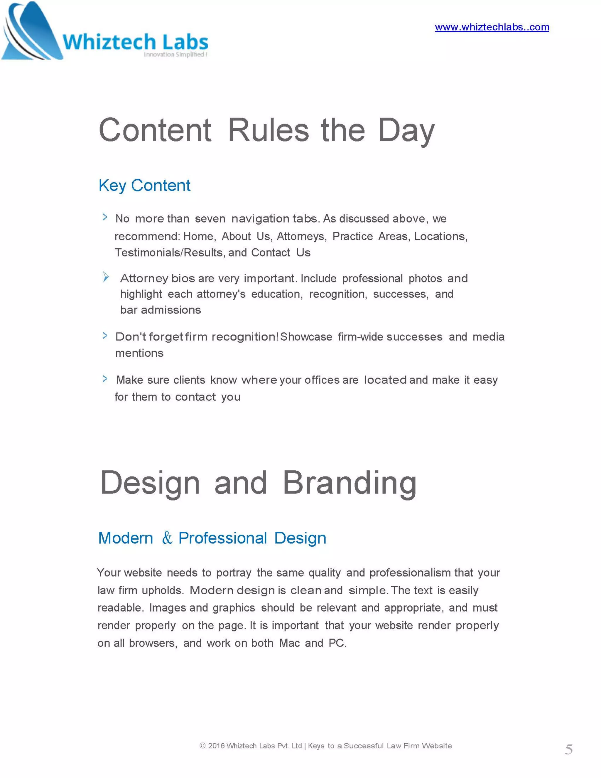Successful Lawfirm Website | PDF