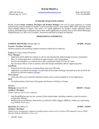 Medina, David Resume Feb 2016 | PDF