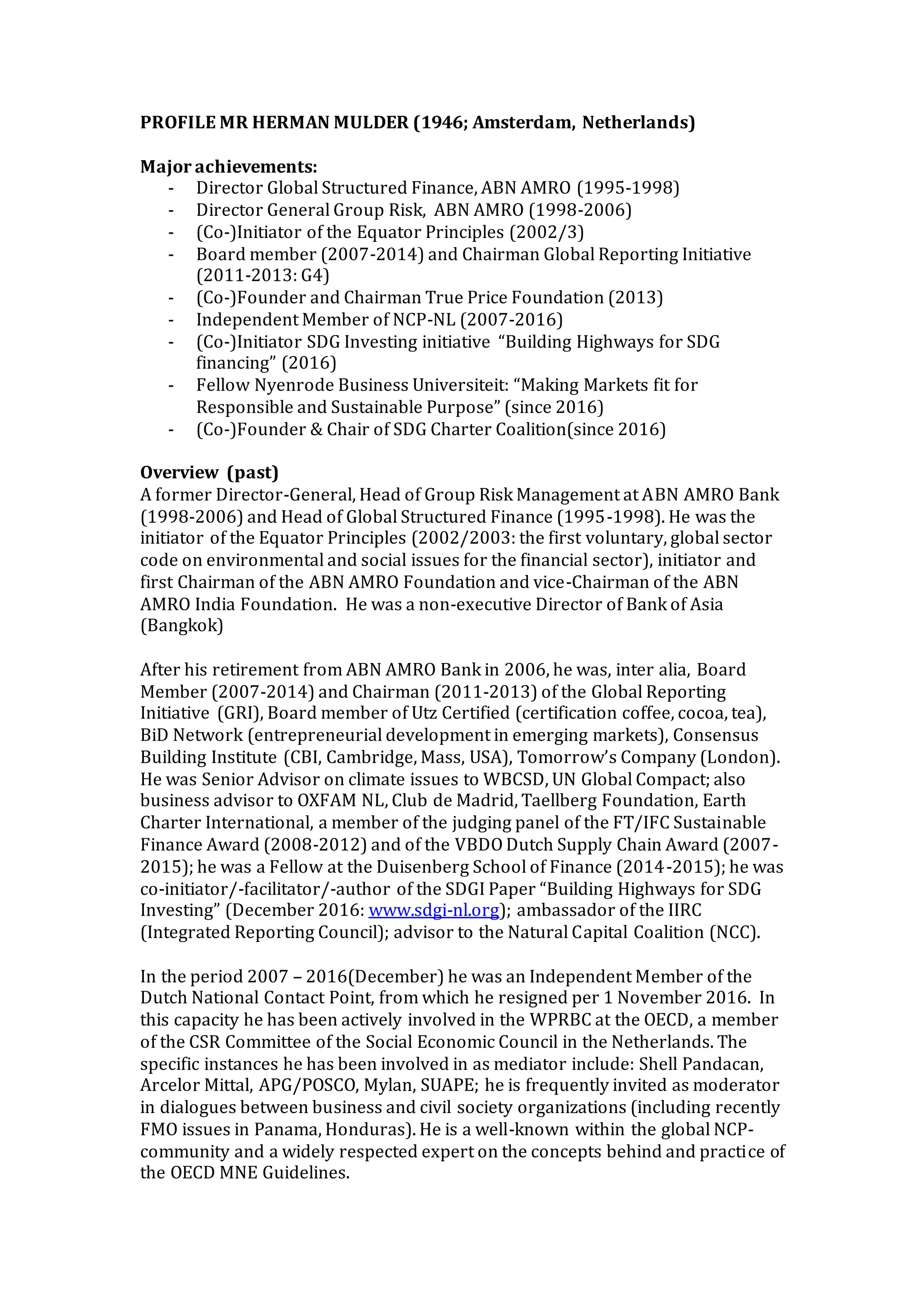 PROFILE MR HERMAN MULDER | DOCX