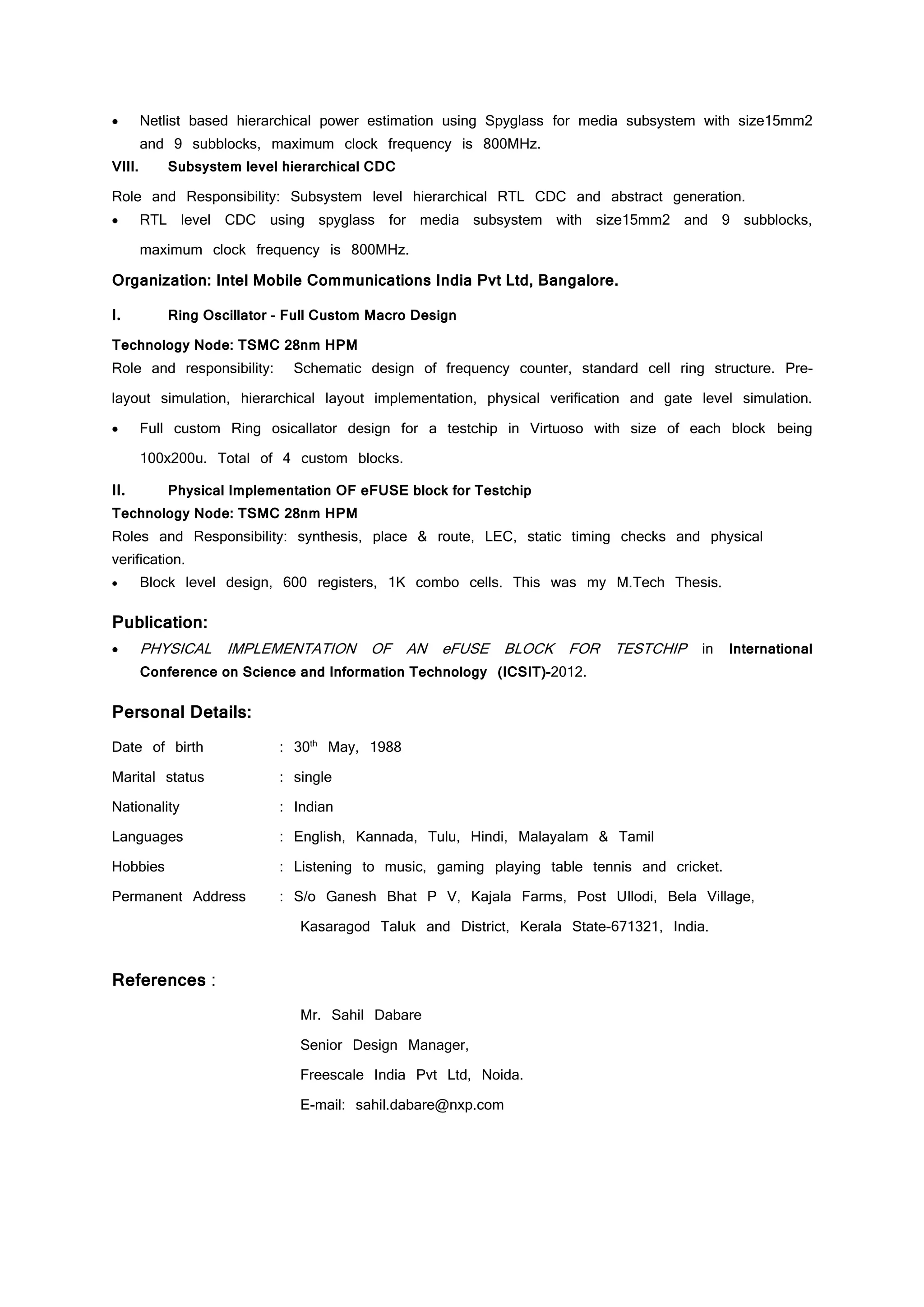 Girish_BharadwajK_RESUME | PDF