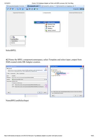 Oracle 11G Database Adapter as Poller with BPEL process _ My Tech Blog | PDF