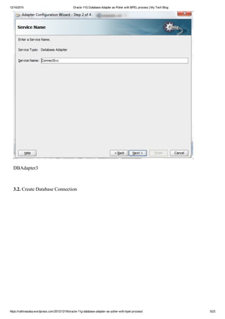 Oracle 11G Database Adapter as Poller with BPEL process _ My Tech Blog | PDF