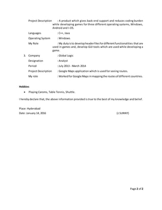 Resume-Jangala Sunny (1) | PDF