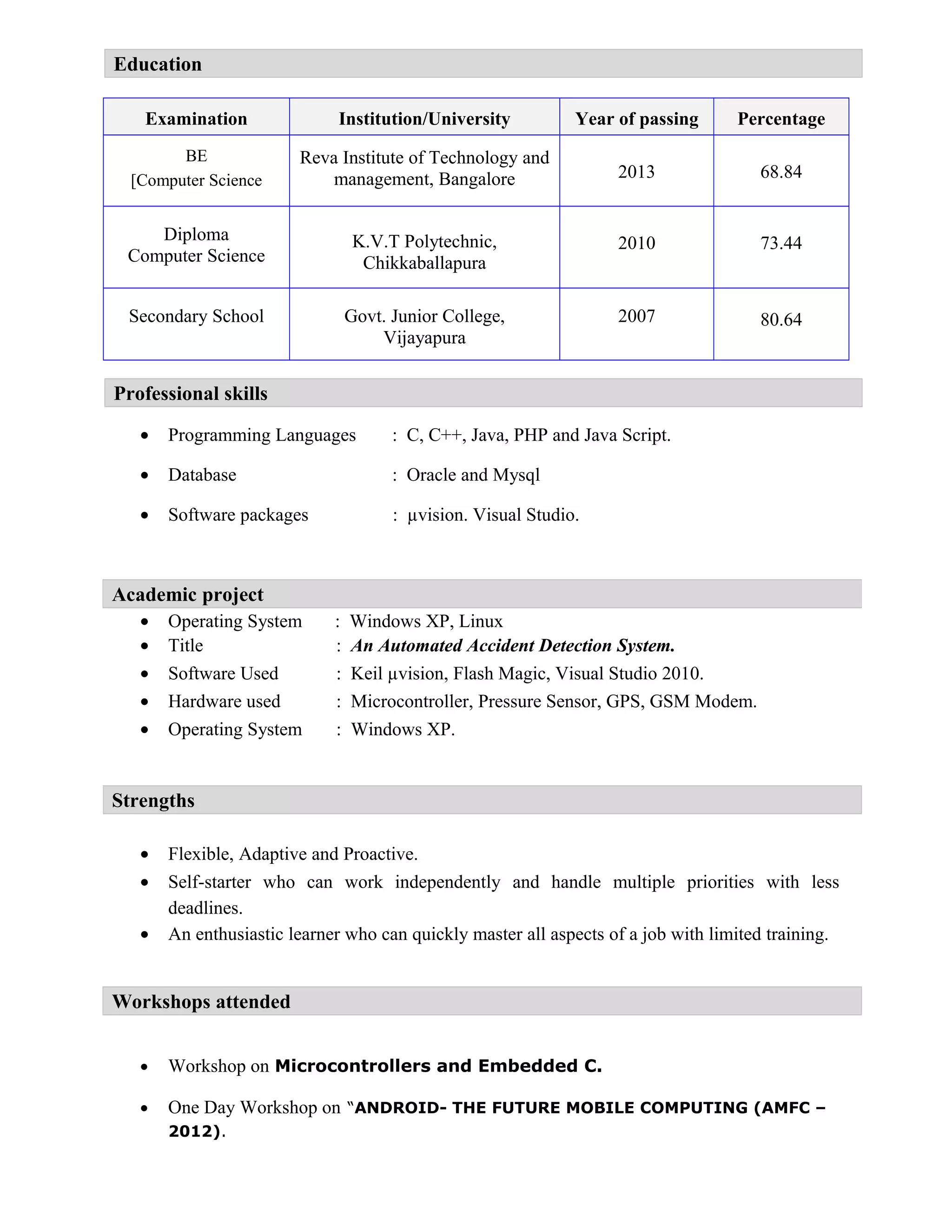 Naveen_RESUME | DOC | Web Design and HTML | Internet