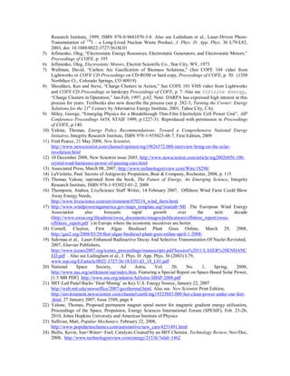 Valone - Future Energy Tech - 2015 WEEC - final | PDF