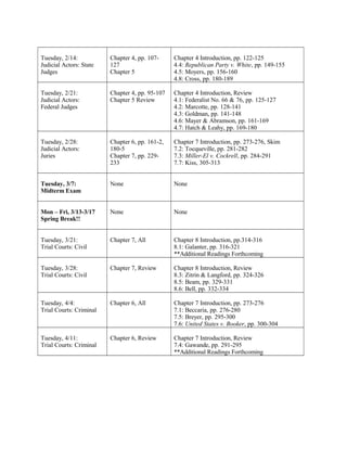 Judicial Process Syllabus | DOC