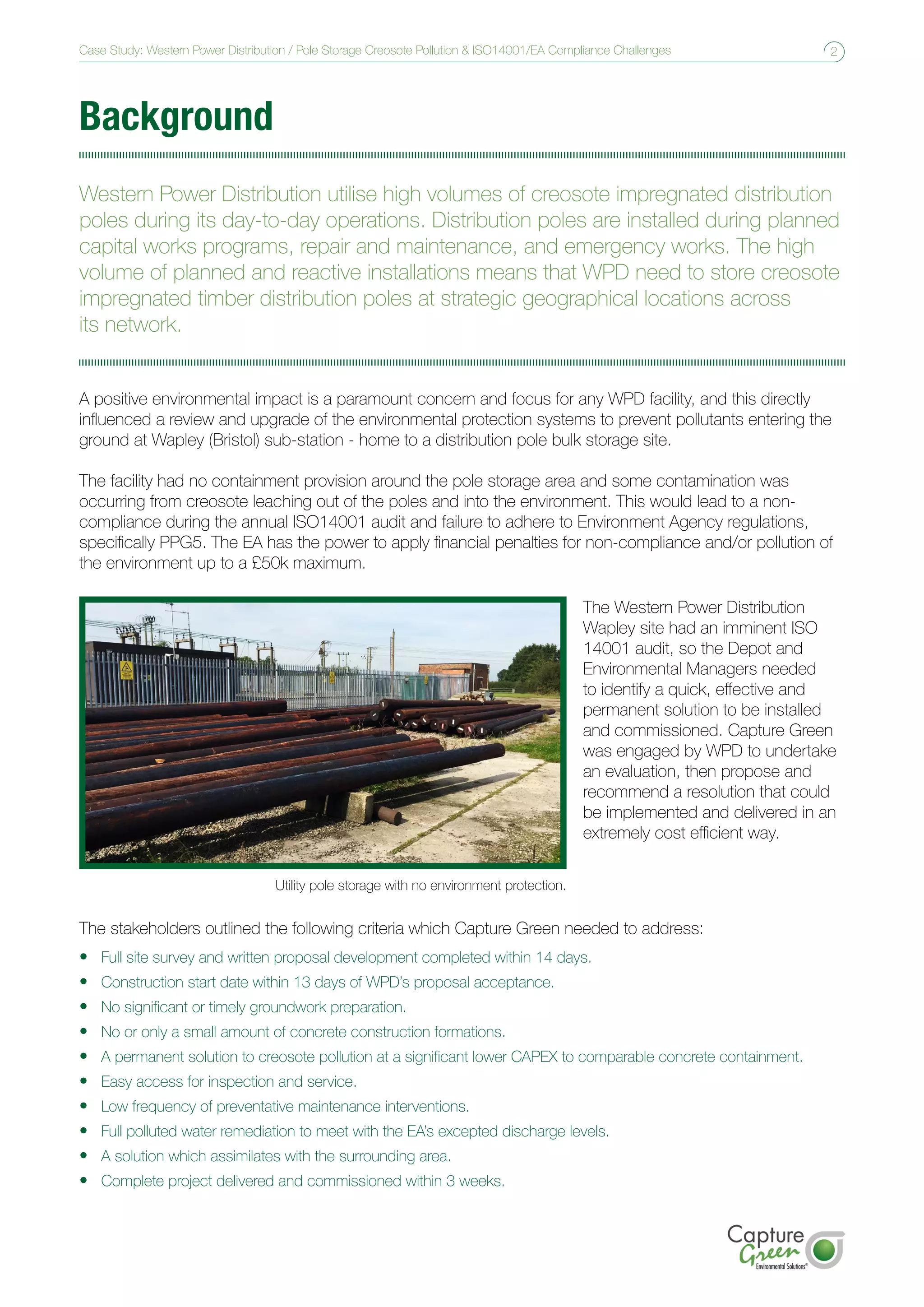 WPD-Case study-Utility Pole Storage | PDF
