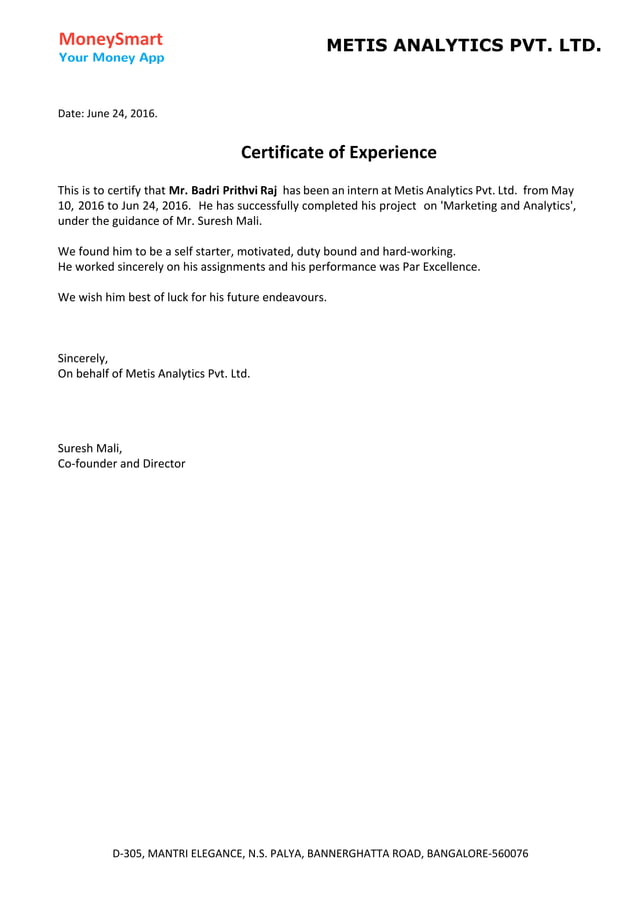 prithvi_intern_certificate | PDF