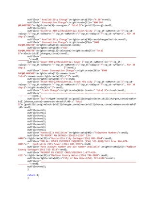 Utility bill project.doc