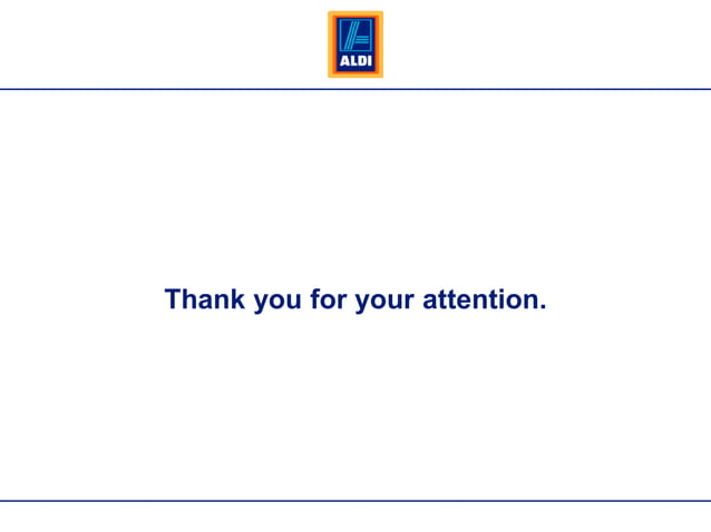 Aldi Presentation FINAL | PPTX | Retail Industry | Industries