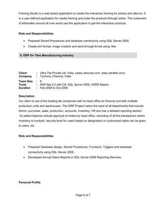 Muruga logeswaran CV-Senior .Net Developer | PDF