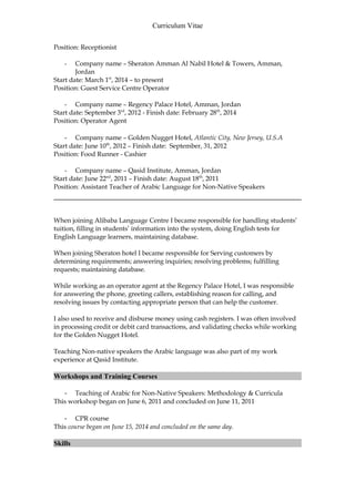 CV LAST UPDATE JO | DOC