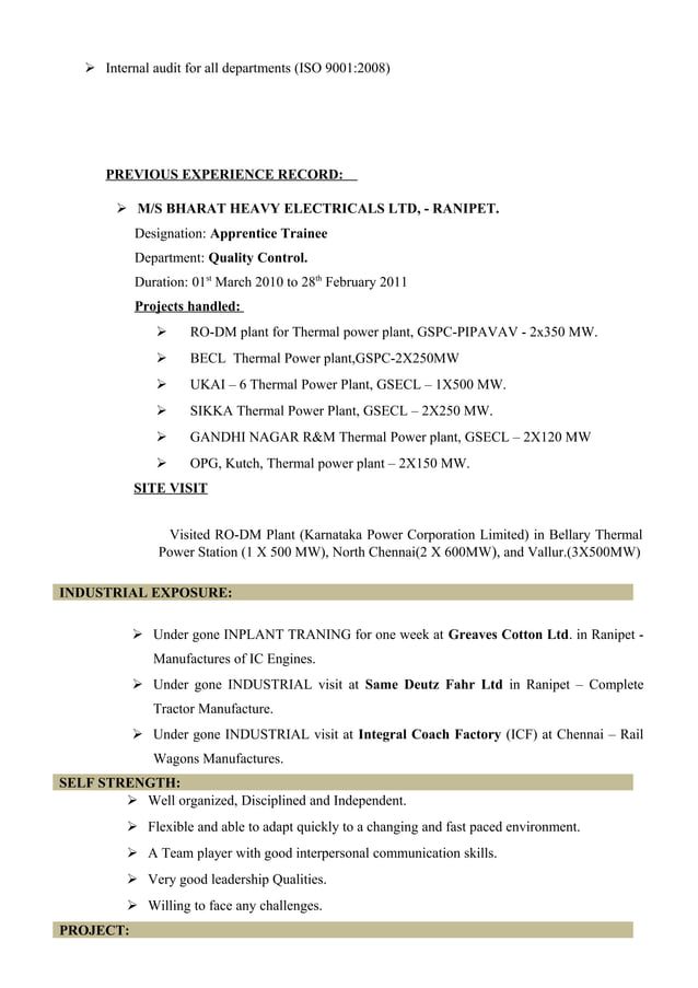IQA RESUME | PDF