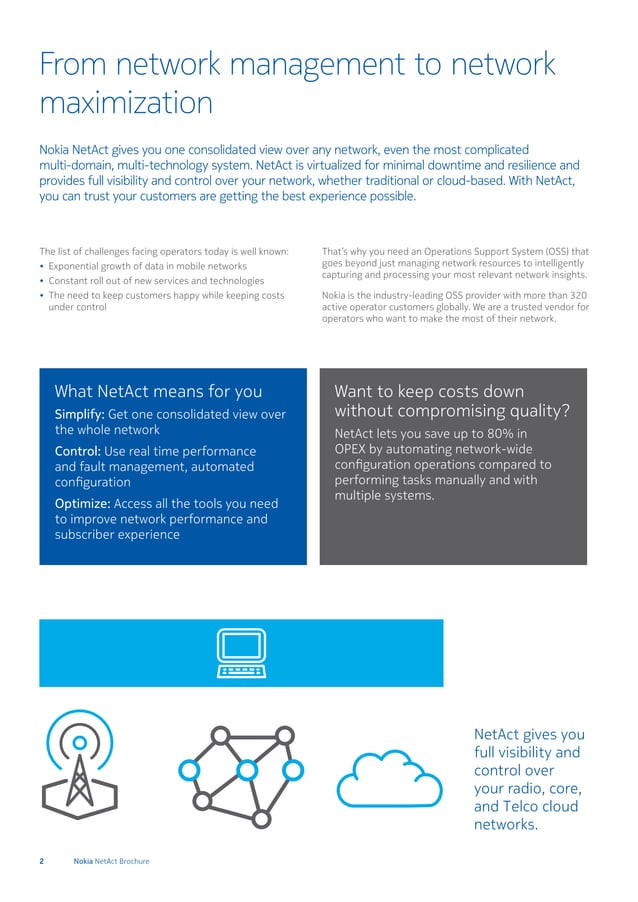 nokia_netact_brochure | PDF | Cloud Computing | Internet