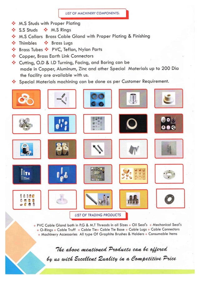 Yogith Engineering Enterprises Catalog | PDF