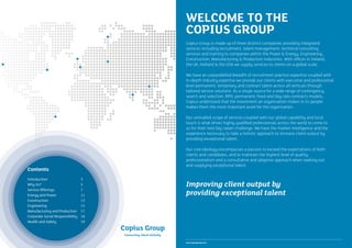 Copius Group brochure | PDF