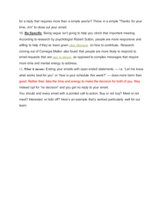 Persuasive Email Tactics | PDF