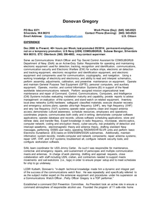 Resume-Aug2016 | DOCX | Computing | Technology & Computing